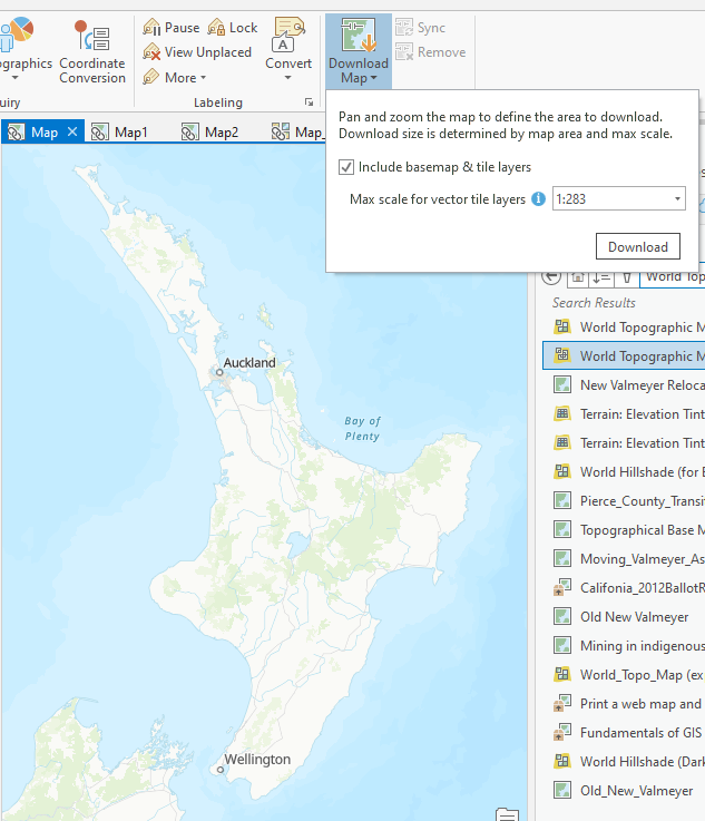 How to set scale while downloading a map for offli... - Esri Community