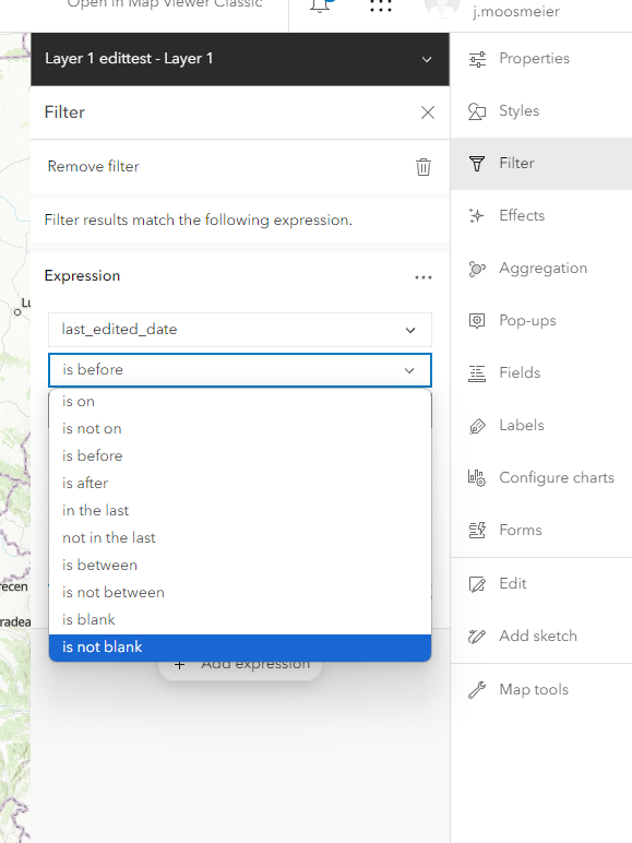 Map Viewer - Date Filter (today/after today/Date R... - Esri Community