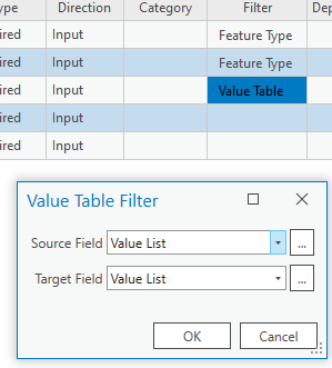 Solved: Populate two columns of a value table parameter wi... - Esri Community