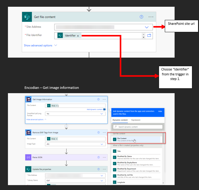 Extract EXIF data in SharePoint online and plot the GPS data using ArcGIS web part