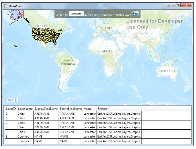 Solved: Populating DataGrid from quering online image serv... - Esri ...