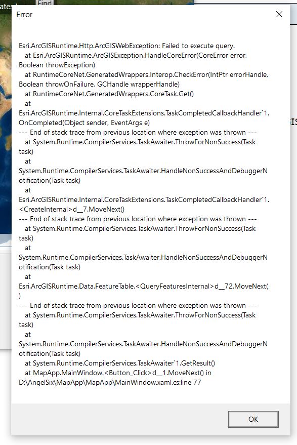 Solved: Populating DataGrid from quering online image serv... - Esri ...