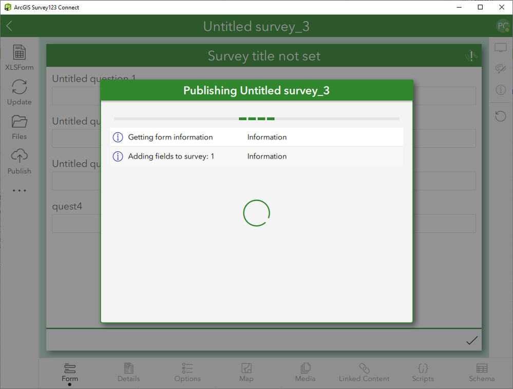Solved: Survey123 Connect will not republish survey create... - Esri Community