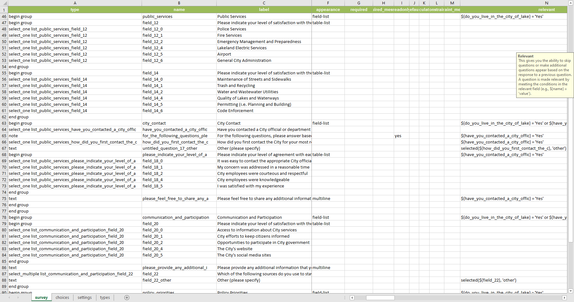 Survey123 Tricks of the Trade: Groups, Grids and Pages