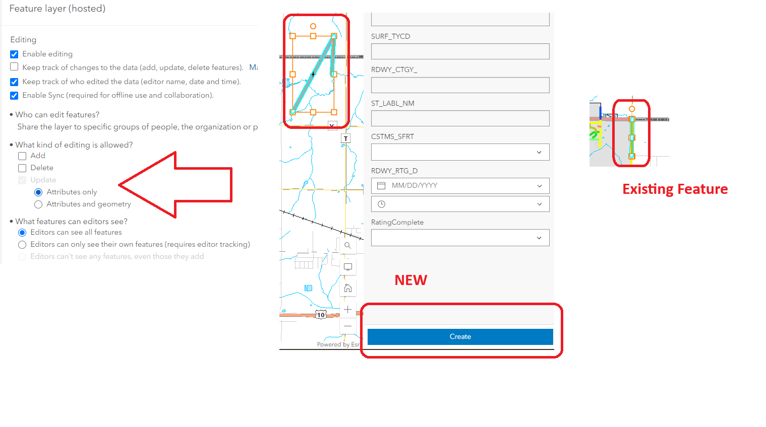 Hosted Feature Layer Editability No Honored Esri Community