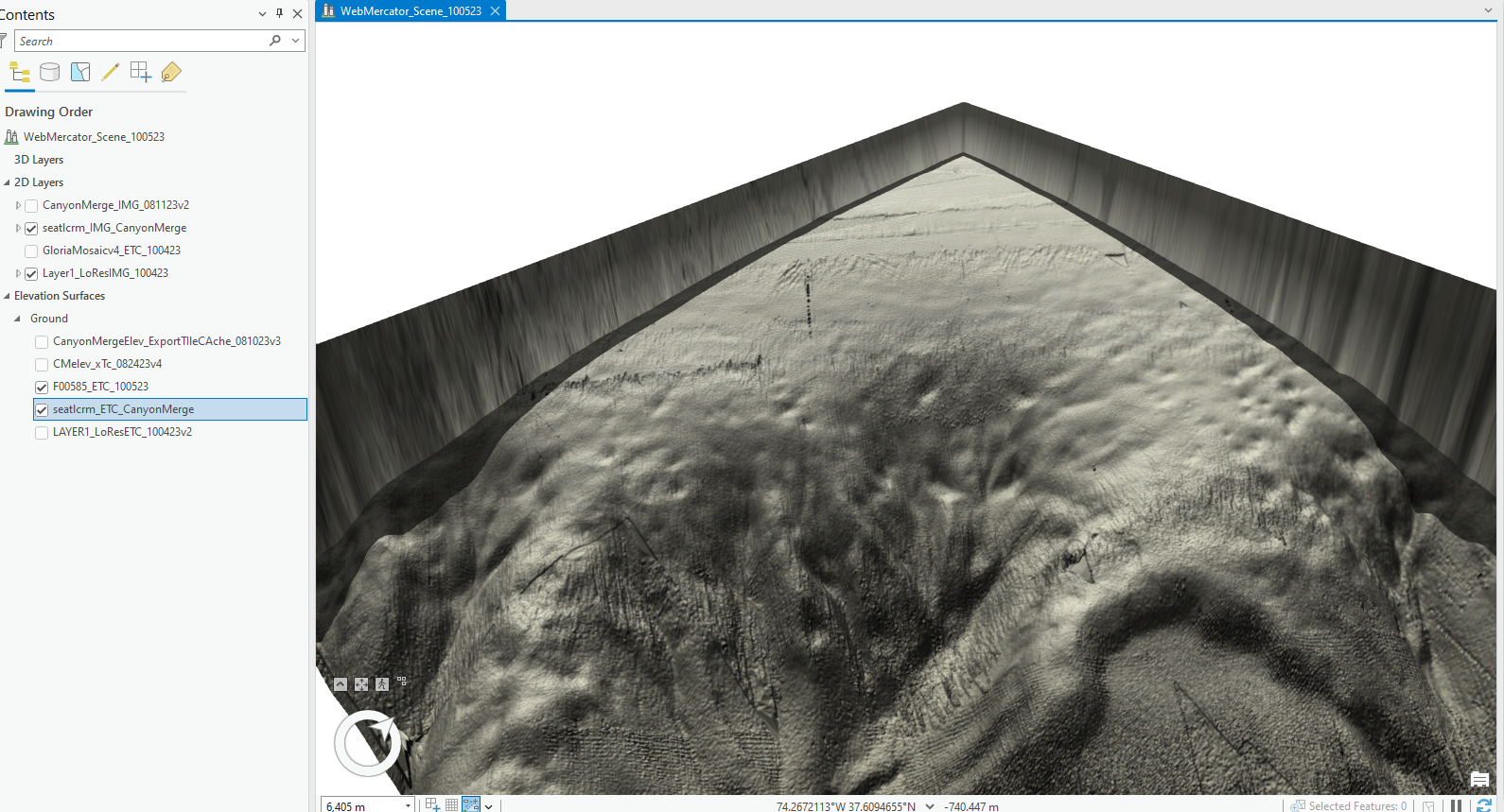 Tiles in elevation.tpkg(s) render anomalies when z... - Esri Community