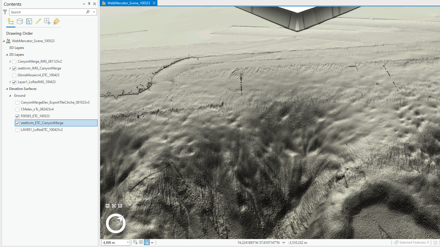 Tiles in elevation.tpkg(s) render anomalies when z... - Esri Community
