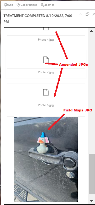 Solved: Attachments in web map not showing thumbnails - Esri Community