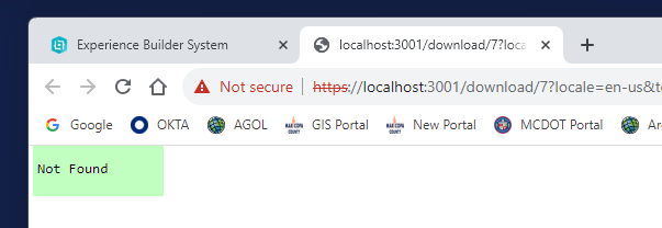 Solved: Possible solution if the EXB download fails - Esri Community