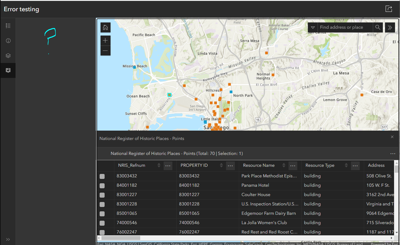 Solved: Opening an Attribute Table breaks the Sidebar Inst... - Esri Community