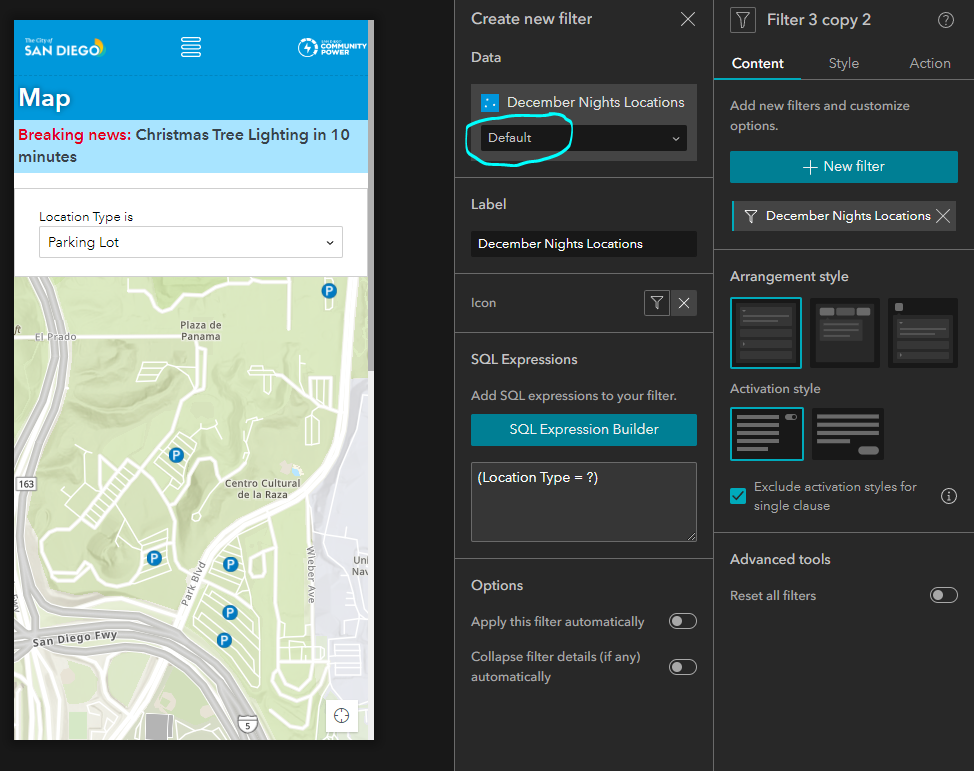 How can I filter a map using the Filter Widget on ... - Esri Community