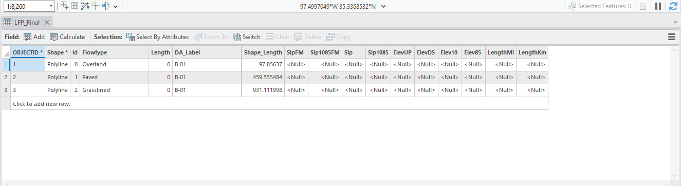 Line Parameters from 2D Line Null Data Values Erro... - Esri Community