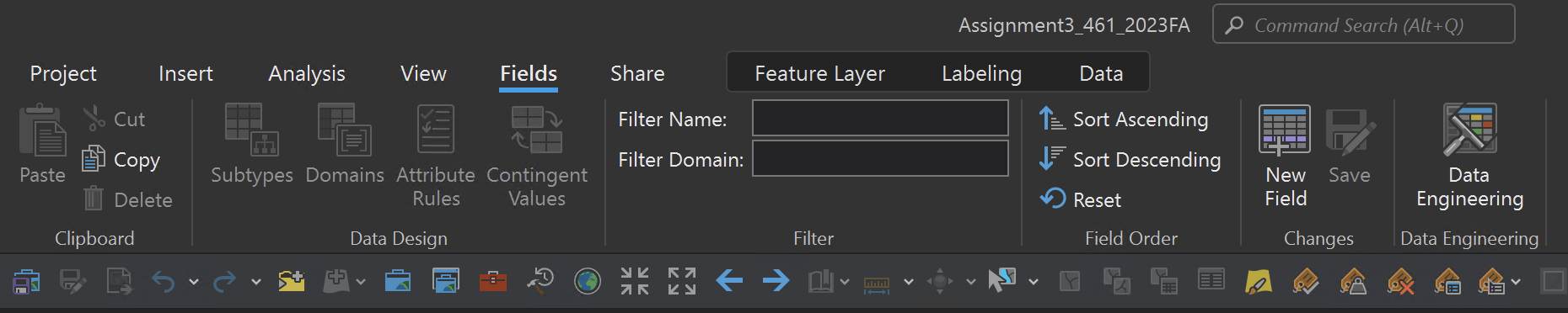 Make placement of contextual ribbon tabs more cons... - Esri Community