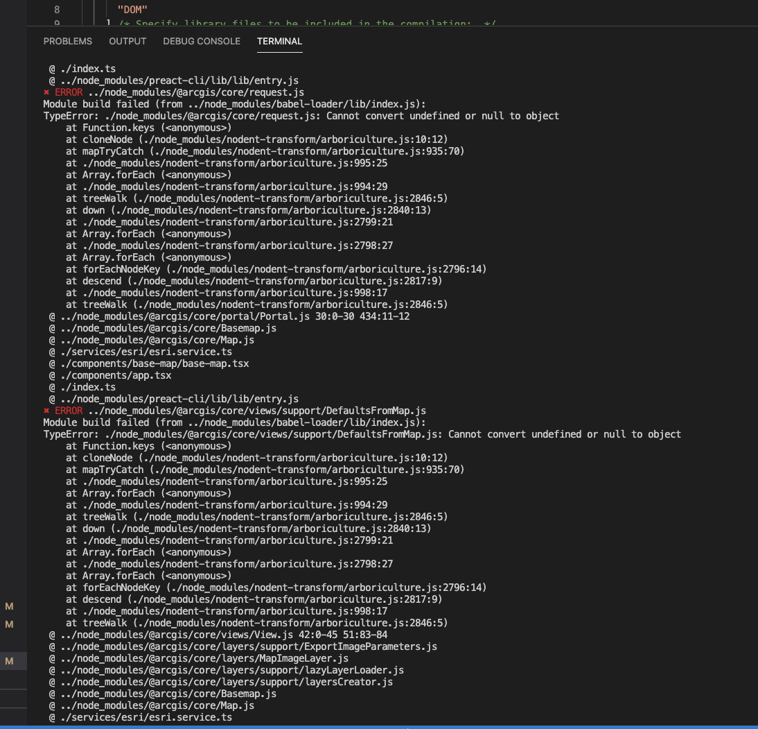Build Error with Typescript - Esri Community