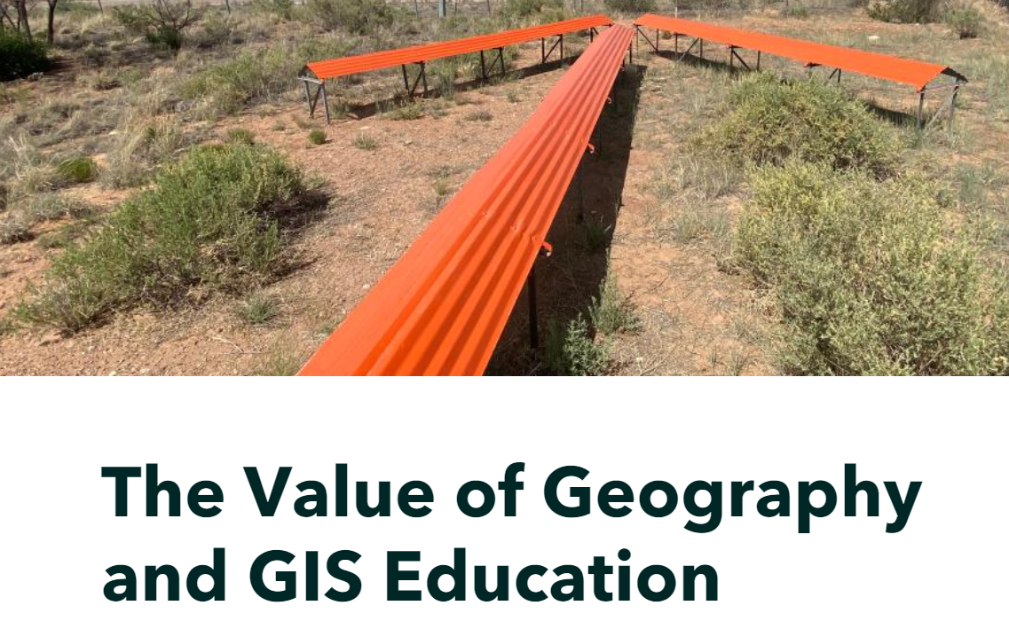 The value of geography and GIS education - Esri Community