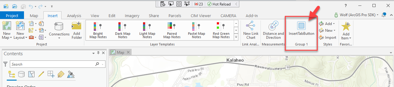 Solved: How to add a button to the ribbon on an existing t... - Esri Community