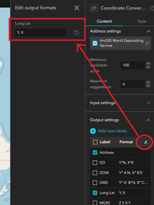 Solved: Coordinate Conversion cant rename label - Esri Community