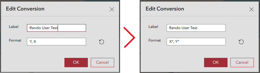 Solved: Coordinate Conversion cant rename label - Esri Community