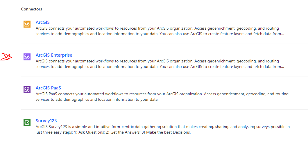 Solved: ArcGIS Enterprise Connector - Esri Community