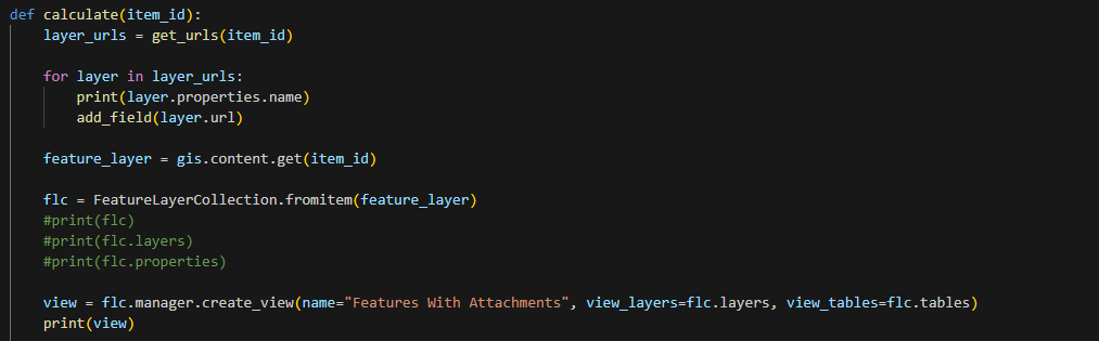 ArcGIS Python API Create View - KeyError: 'itemId' - Esri Community