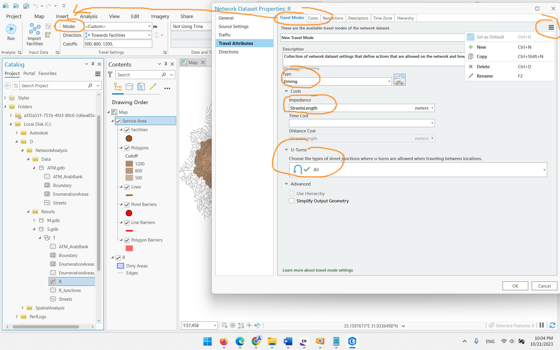 ArcGIS Pro 3.0.2: The “travel mode” parameter in t... - Esri Community