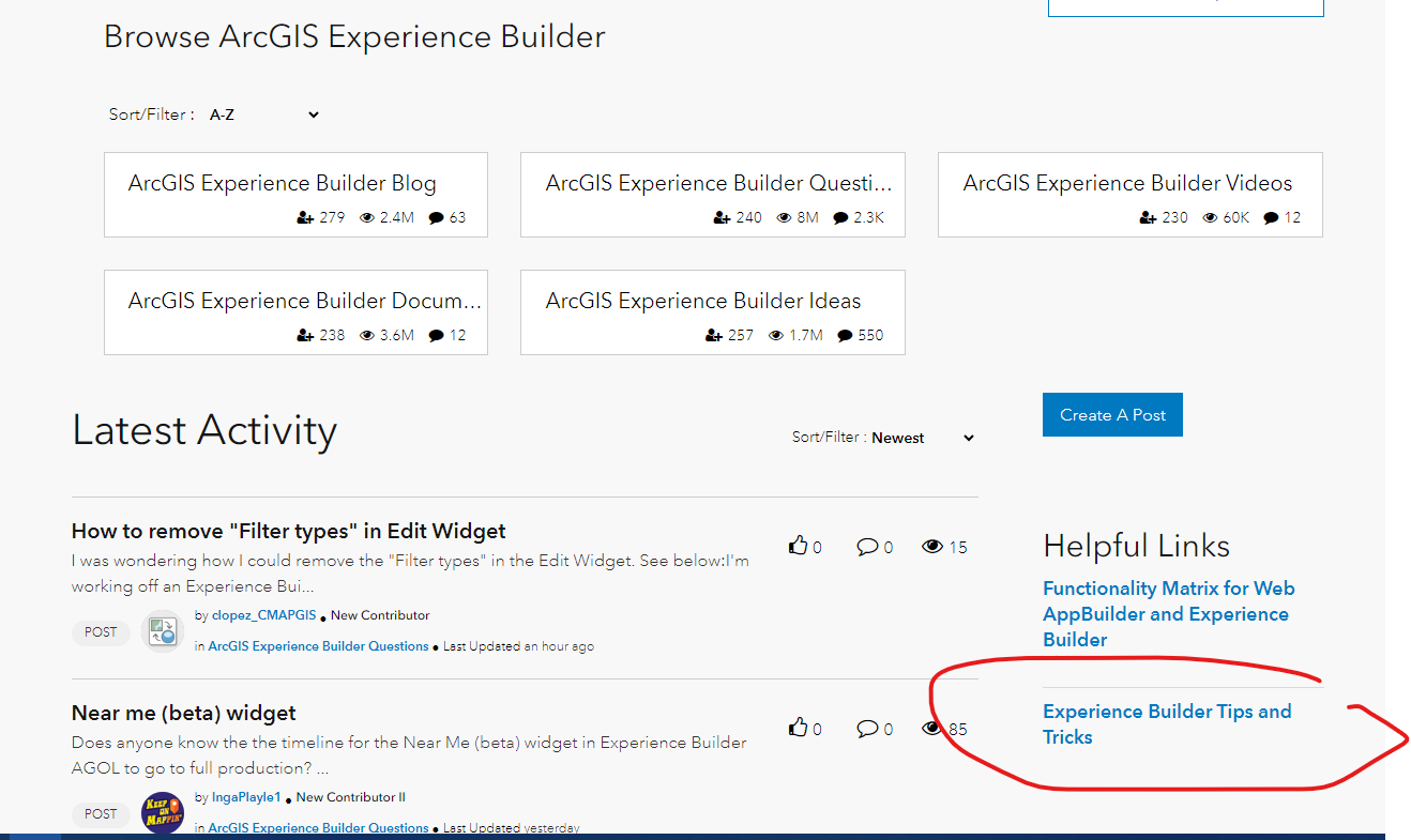 Experience Builder Tips and Tricks (Or The Answers... - Esri Community