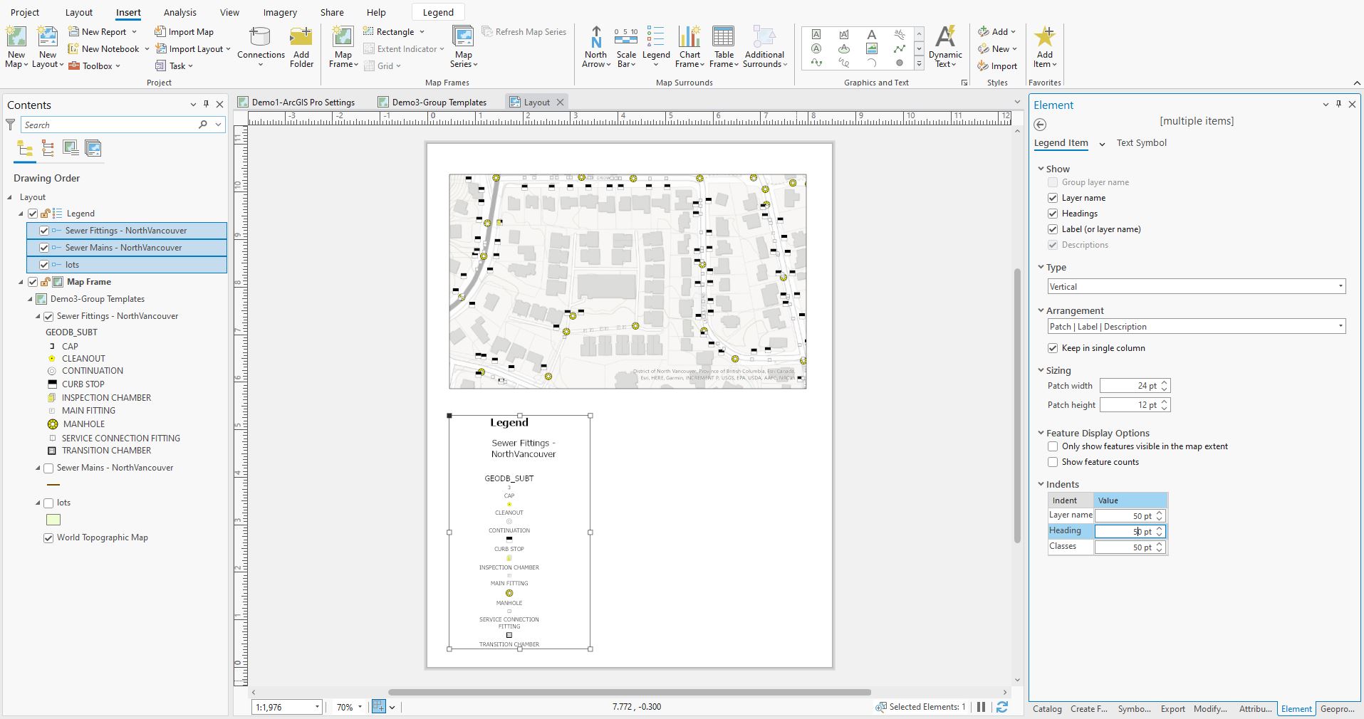 How to change legend item patch alignment to match... - Esri Community