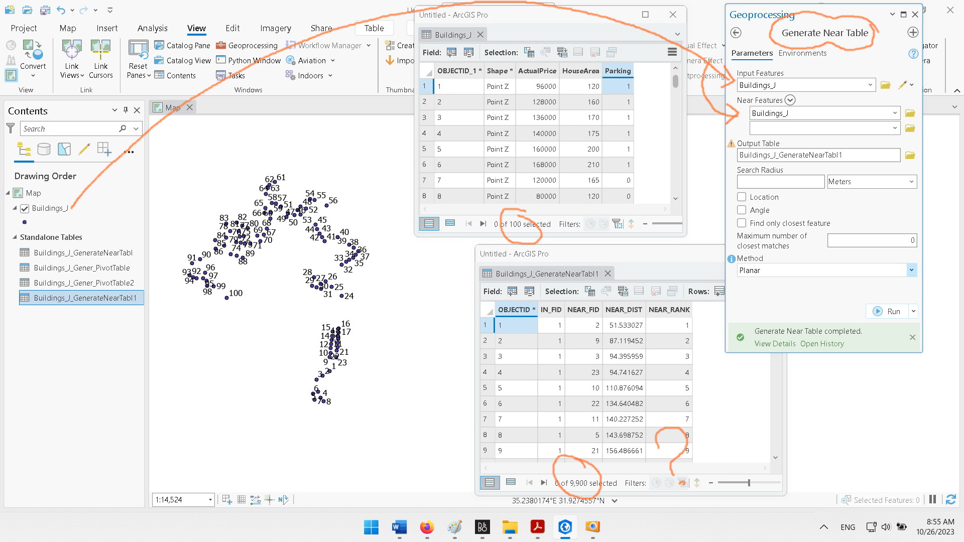 ArcGIS Pro 3.0.2: The “generate near table” tool f... - Esri Community