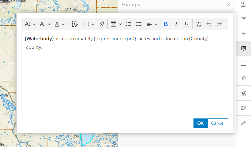 Solved: Huge empty space in custom popup when displayed in... - Esri Community