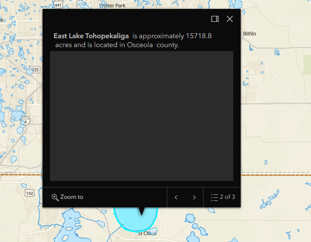 Solved: Huge empty space in custom popup when displayed in... - Esri Community
