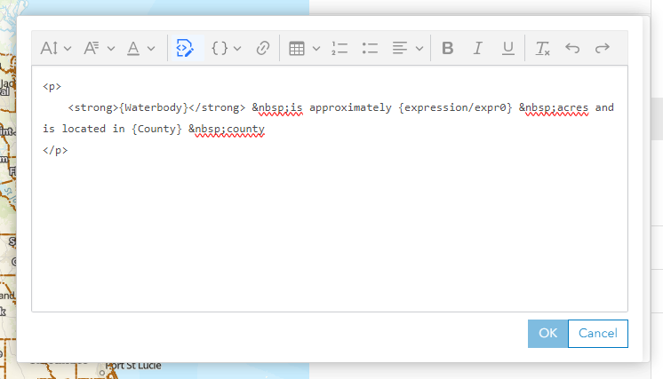 Solved: Huge empty space in custom popup when displayed in... - Esri Community
