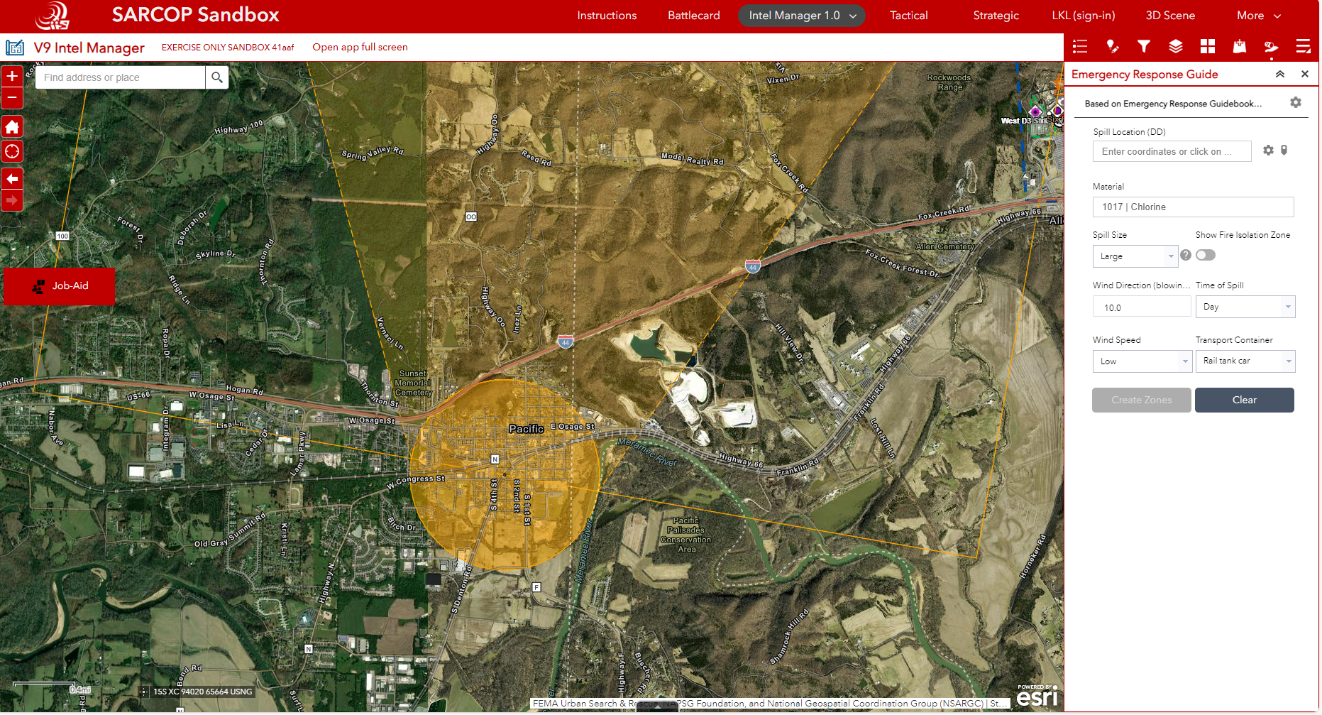 Emergency Response Guide and Threat Analysis Widge... - Esri Community