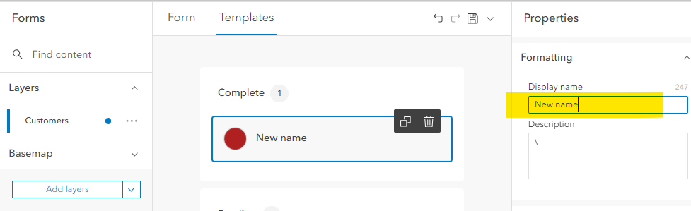 Solved: Change 'new feature' layer name within Field Maps - Esri Community