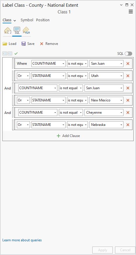 SQL with one layer that has more than 2 conditions... - Esri Community