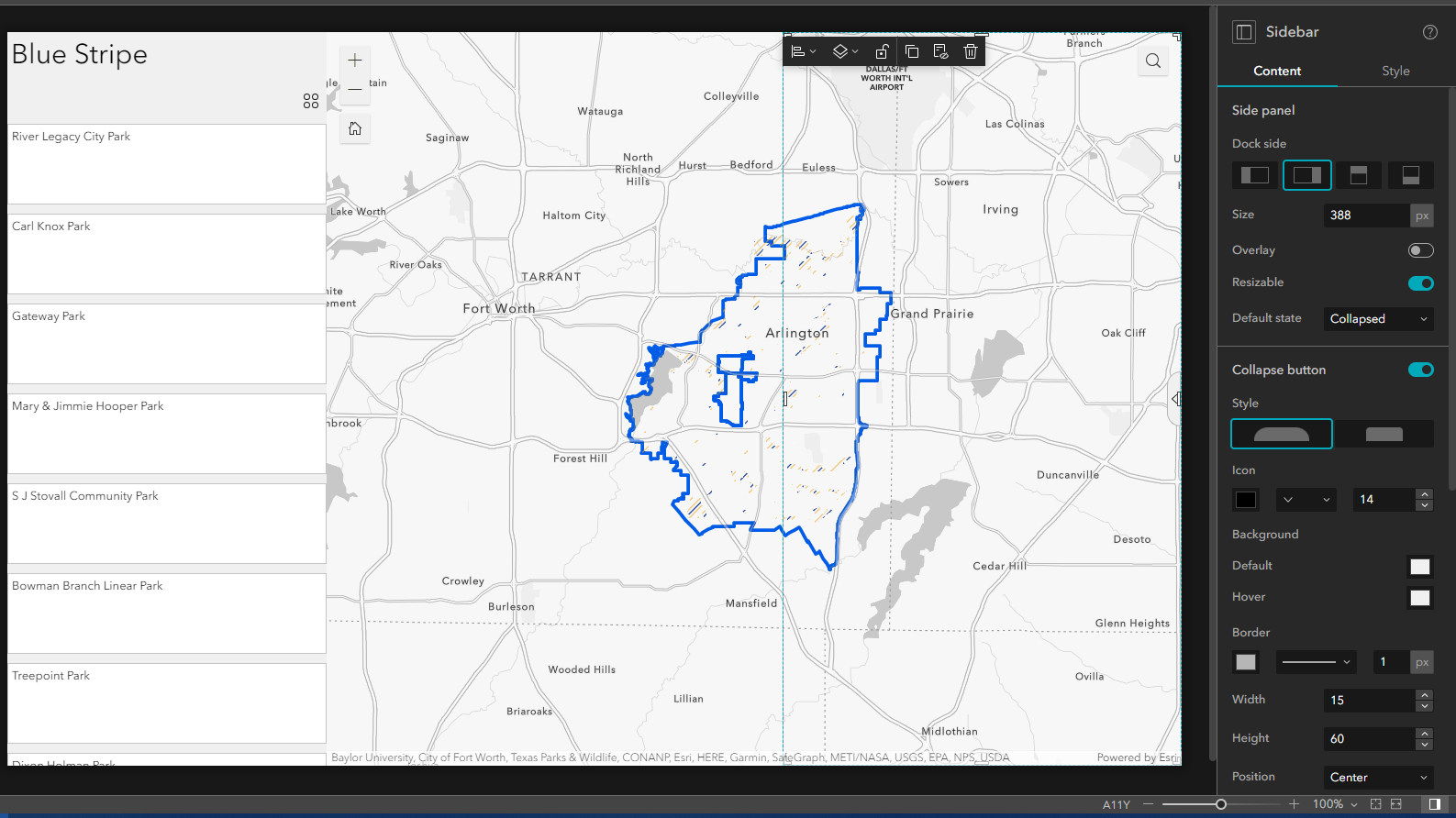 The Sidebar Problem Or Why Can't I Click On Part o... - Esri Community