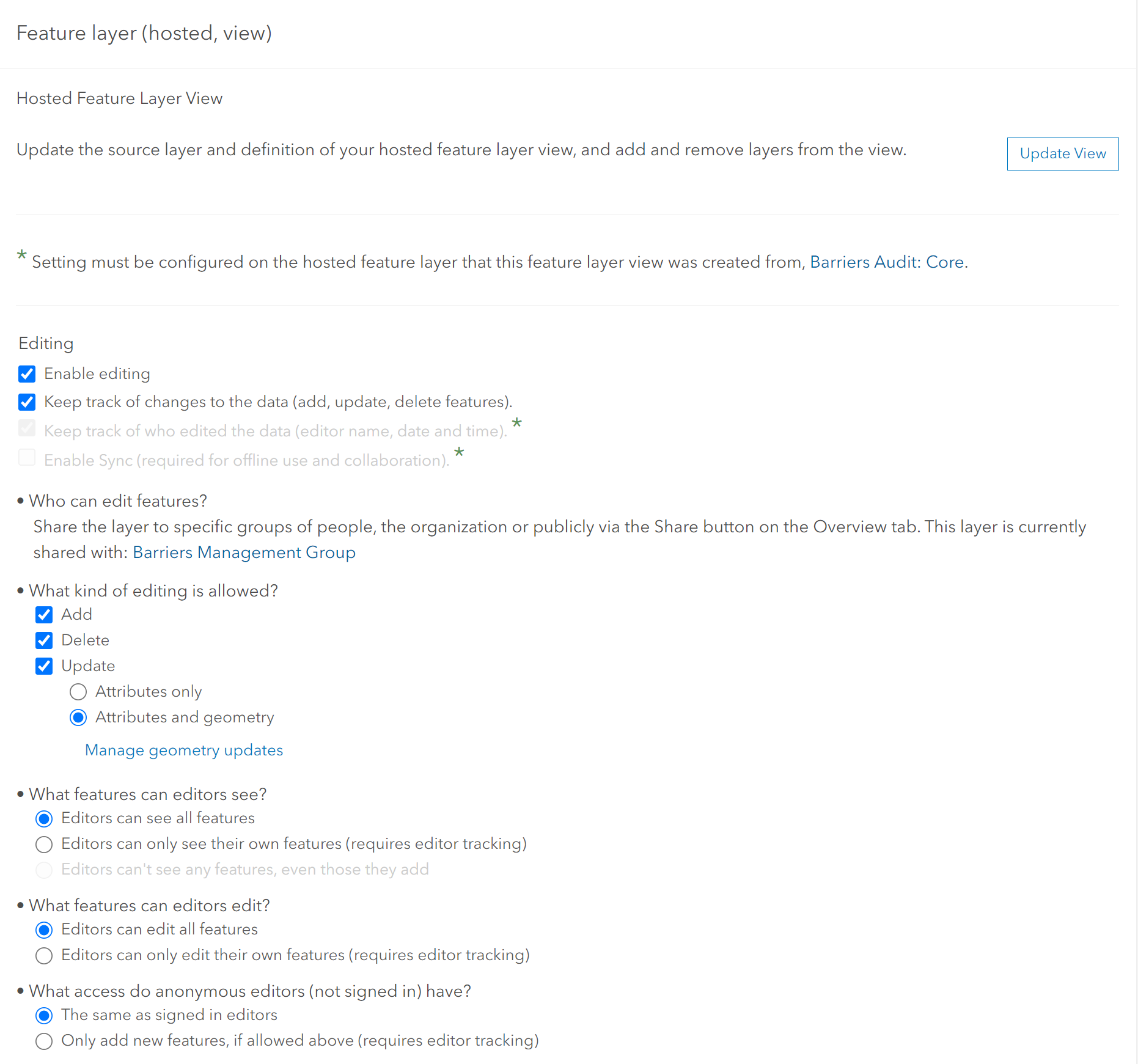 Editing 'disabled' - even though editing is enable... - Esri Community