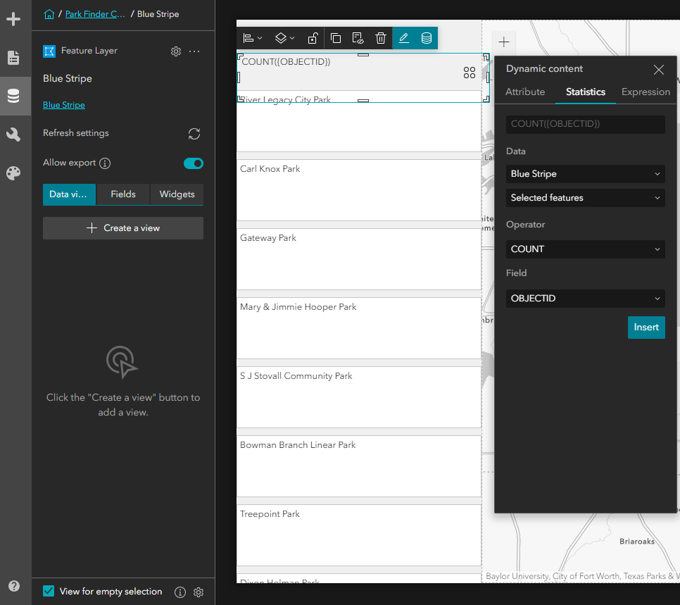 Solved: Dynamic content - How to return count of all featu... - Esri Community