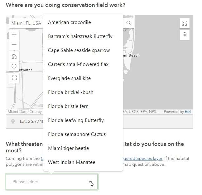 Use Living Atlas content in Survey123 forms - Esri Community
