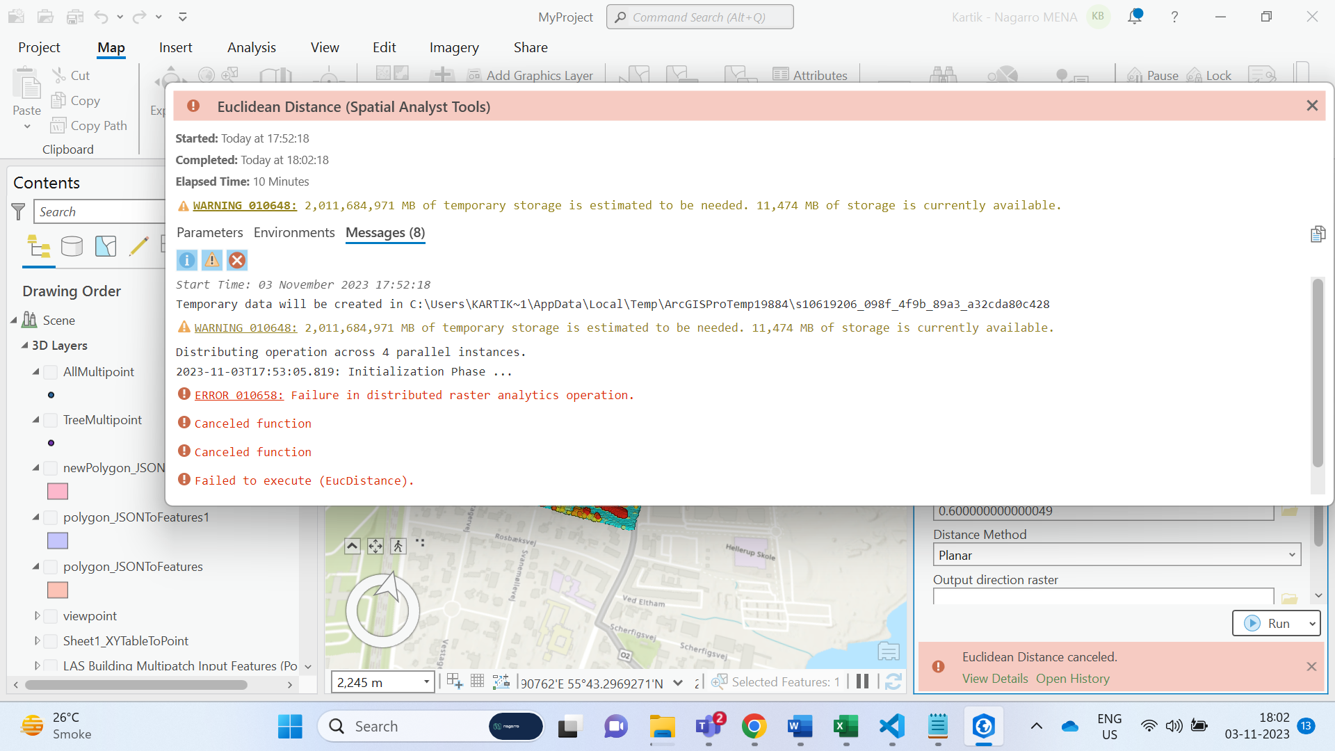 Arcgis Pro Tool Euclidean Distance - Esri Community