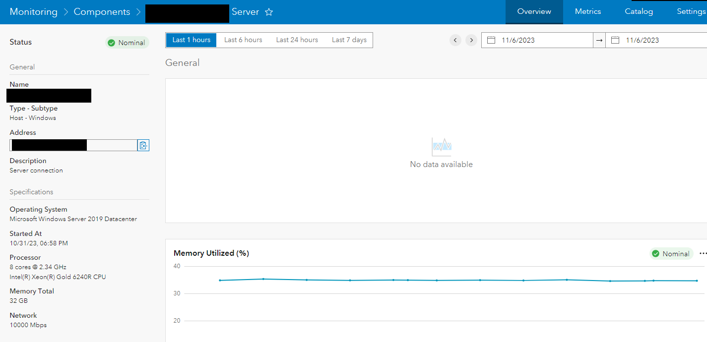 Solved: Monitor 2023.2 Host metrics not what is listed in ... - Esri Community