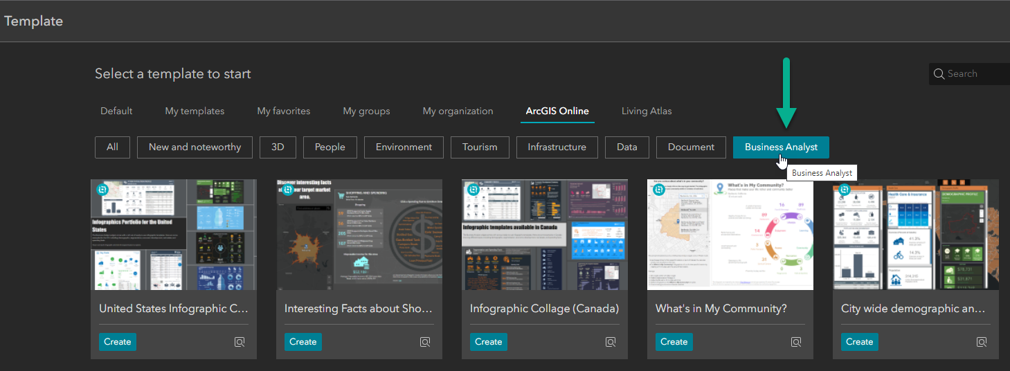 What's new for the Business Analyst Widget in ArcG... - Esri Community
