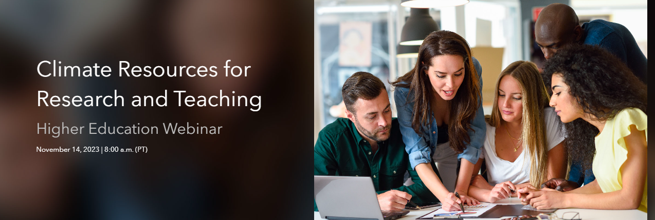 Watch the Webinar | Climate Resources for Research... - Esri Community