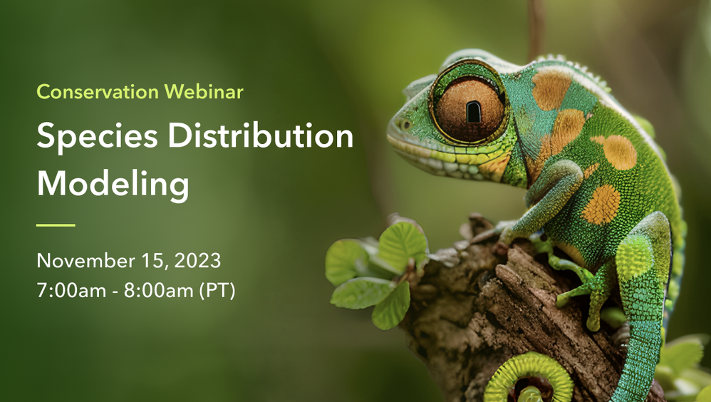 Webinar | Species Distribution Modeling - Esri Community Webinar | Species Distribution Modeling - Esri Community
