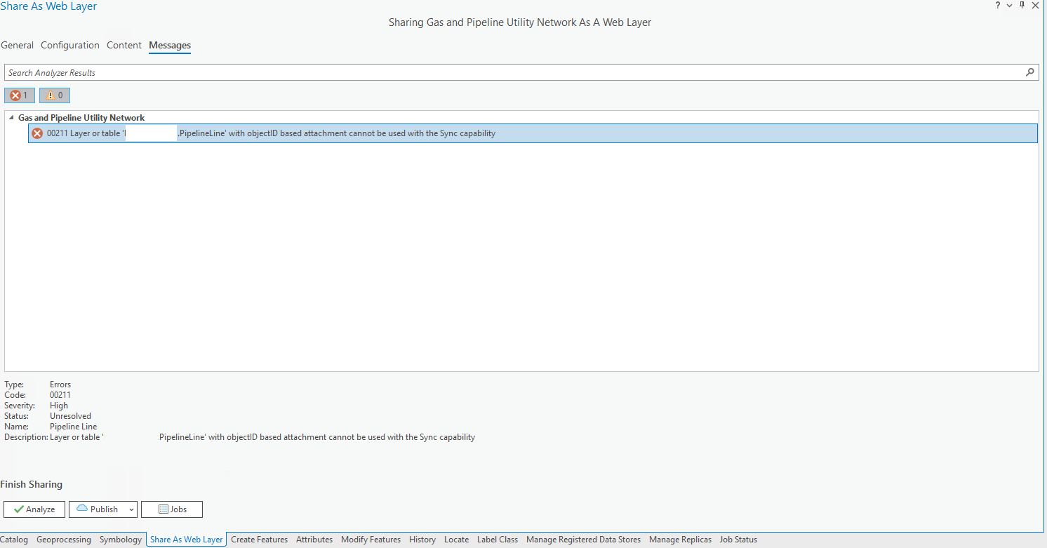 Solved: Pipeline objectID based attachments cannot be used... - Esri Community
