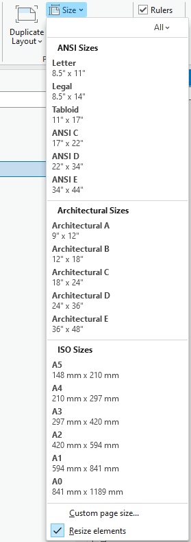 Change Layout Size and Resize Elements using Pytho... - Esri Community