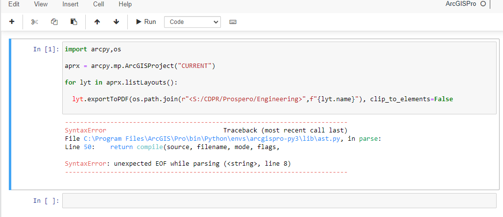 Batch Exporting Layouts from ArcGIS Pro - Esri Community