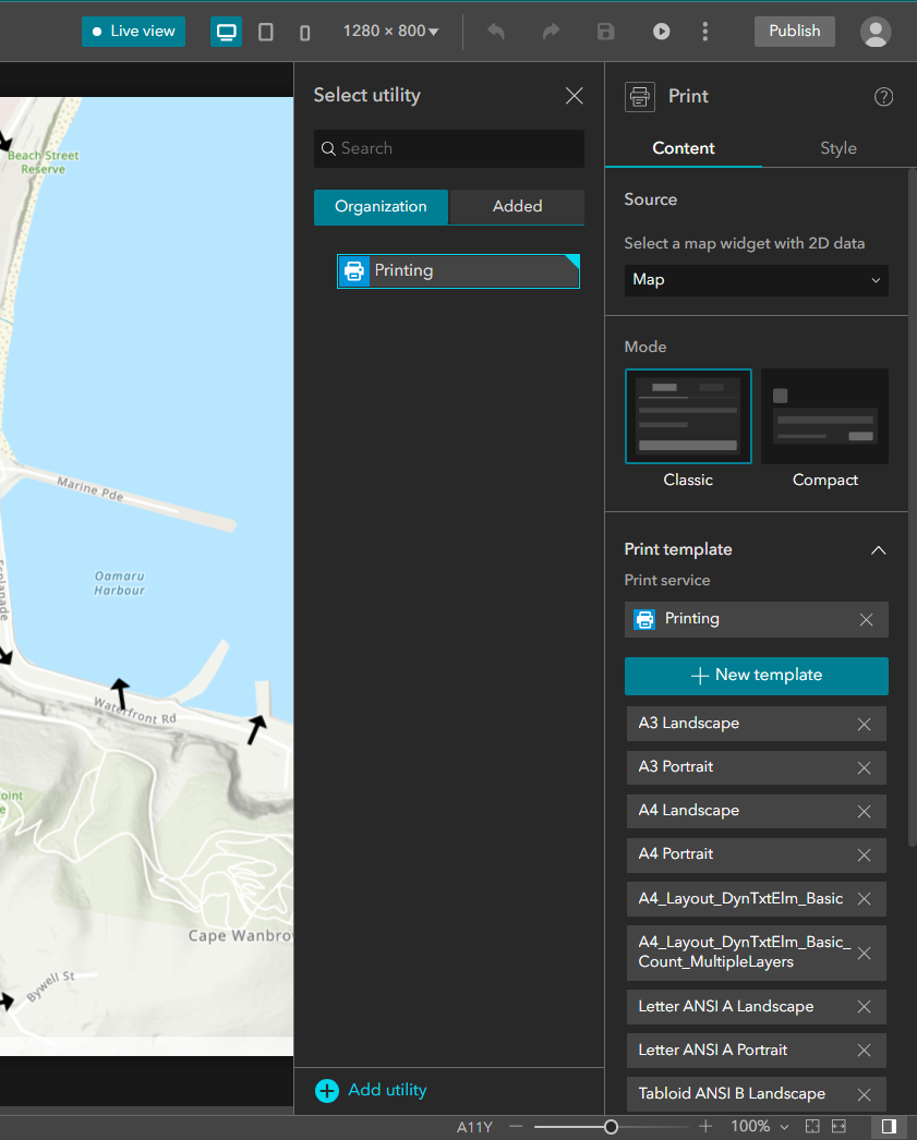 Experience Builder Map Geographic Direction Rotate Esri Community