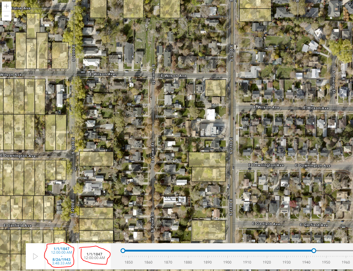 Solved: How would one format the labels of a time slider t... - Esri ...
