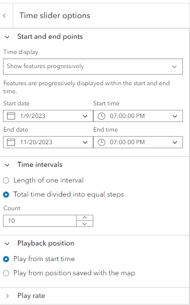 Time Slider showing No Time Extent Warning - Esri Community