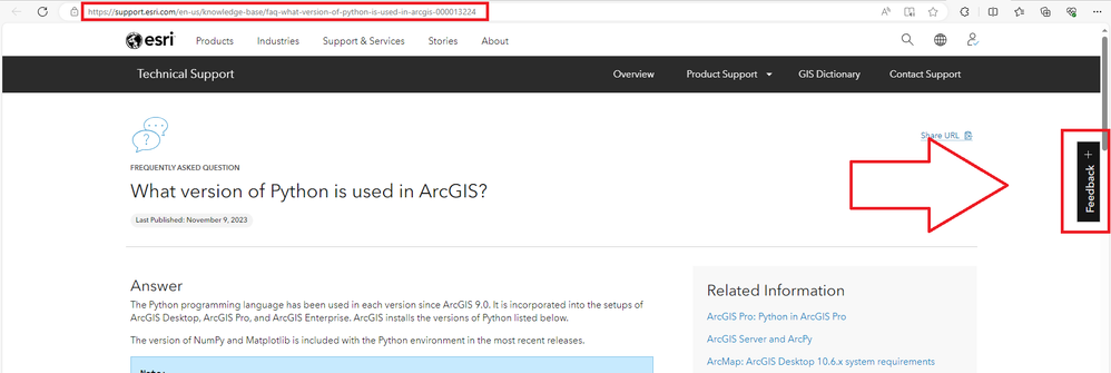 Python version of 11.2? I think there is a typo i... - Esri Community